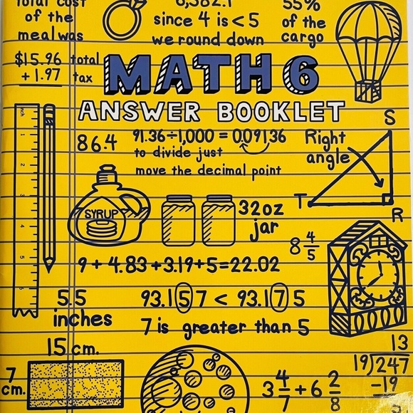 Toys | Teaching Textbook Math 6 Answer Book Greg Sabouri | Poshmark